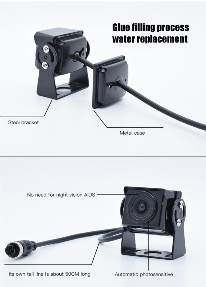 ODM 소니 IMX225 디지털 무선 측면 뷰 카메라 시스템 10in 4 Split 화면